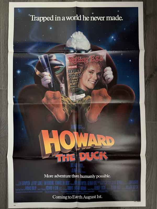 poster usa- howard the duck 1986 (one sheet)