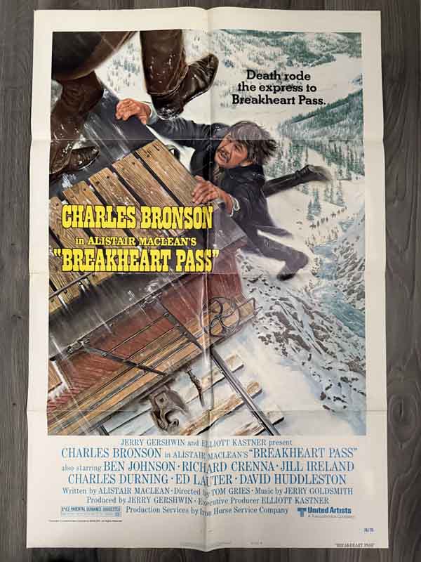 poster usa- Breakheart Pass 1976 (one sheet)