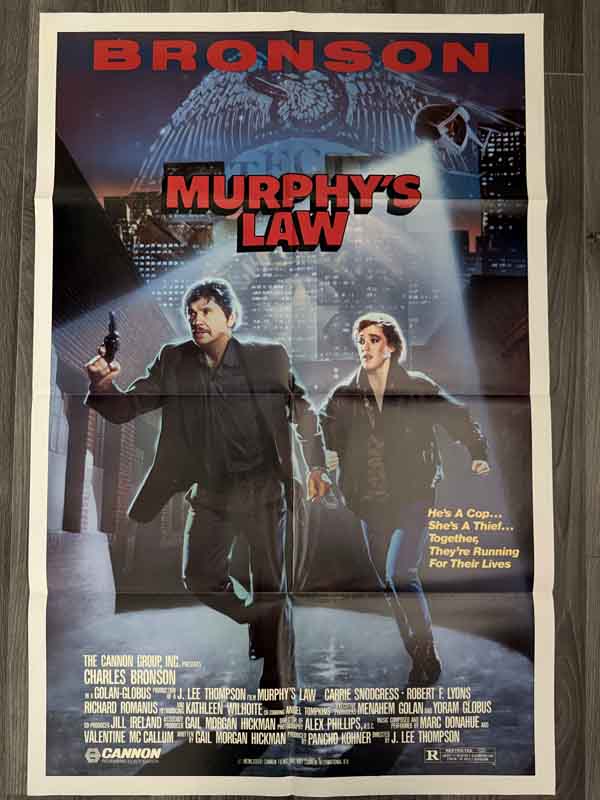poster usa- Murphy's Law 1986 (one sheet)