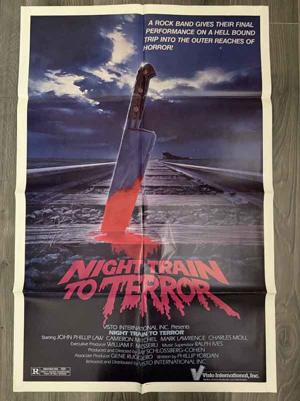 poster usa- Night Train to Terror 1985 (one sheet)