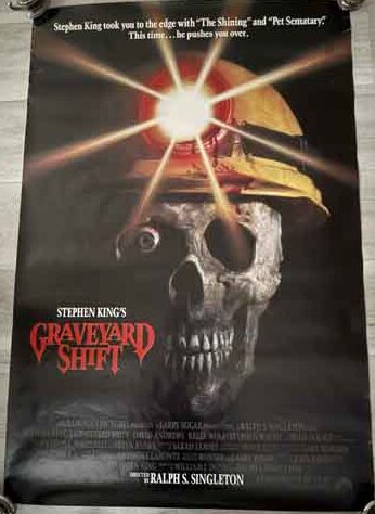 poster original usa - graveyard shift 1990
